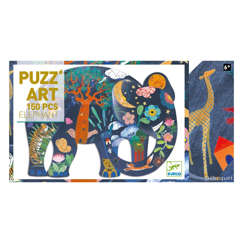 Puzz'Art Elephant - Puzzle 150 pieces