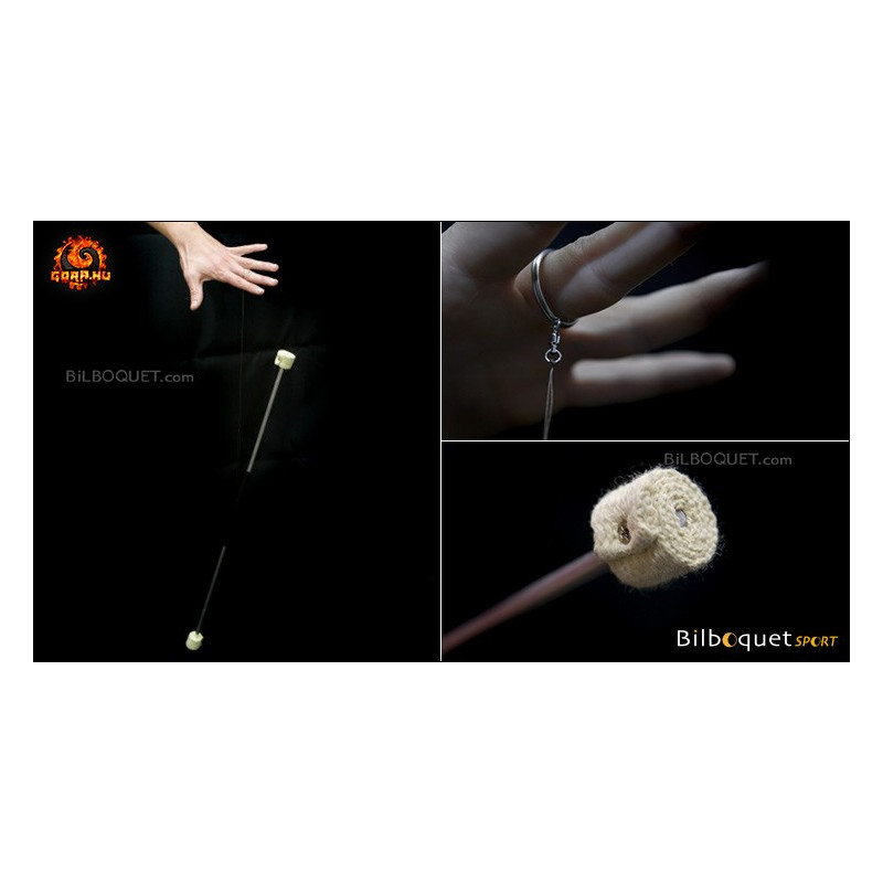 Levistick Feu Gora - Canne dansante - Levitation Stick - Flow Wand