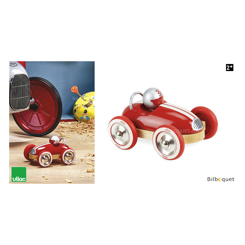 Red Vintage Roadster Car - Vilac