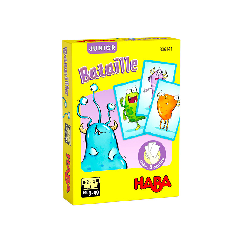 Jeu de cartes Bataille junior Alerte aux monstres