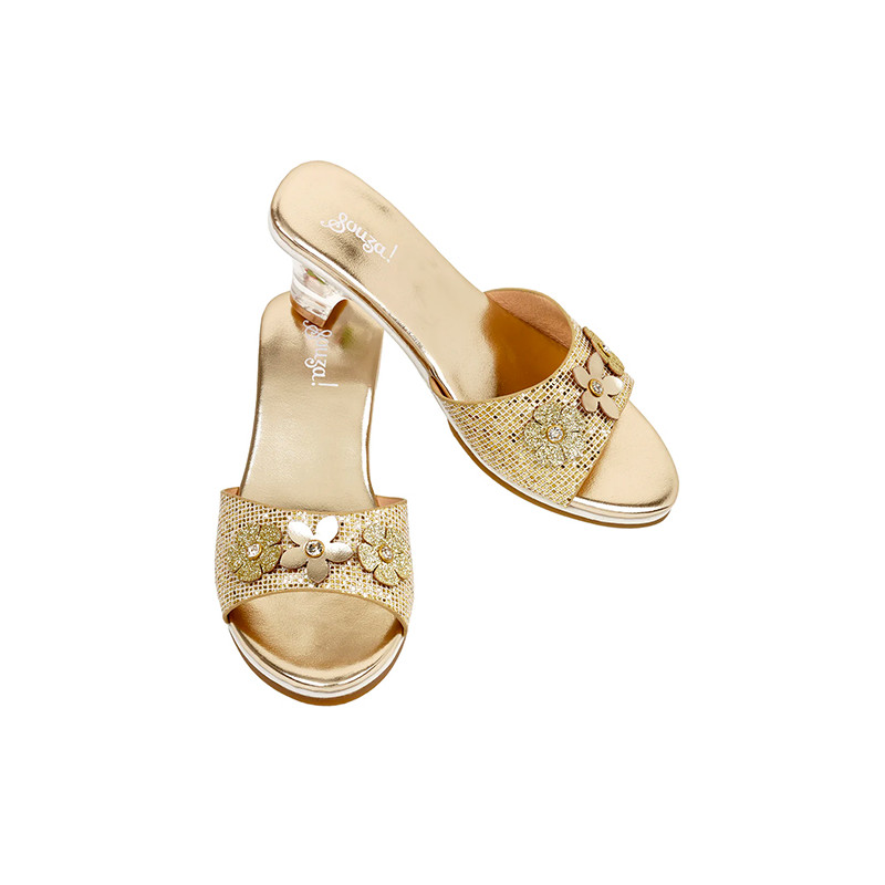 Mules à talon Ellina - Or métallisé