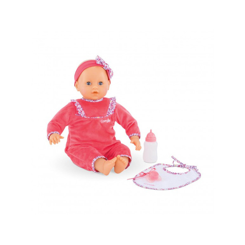 Lila Chérie - Mon Grand Poupon 42cm (5 fonctions + 3 accessoires)