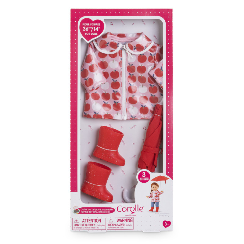 Coffret Jour de Pluie & Accessoires – Tenue de pluie Ma Corolle