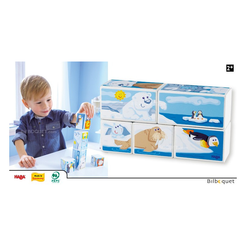 Cubes puzzle les animaux du zoo