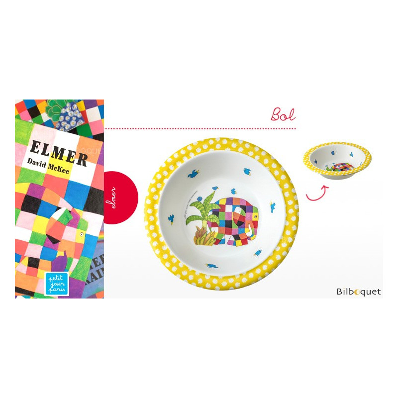 Bol Elmer l'éléphant - Vaisselle enfant